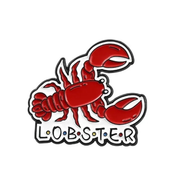 Jewelry | 525 Friends Lobster Tv Show Pin | Poshmark